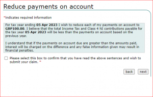 How To Reduce Payments On Account - Gatwick Accountant